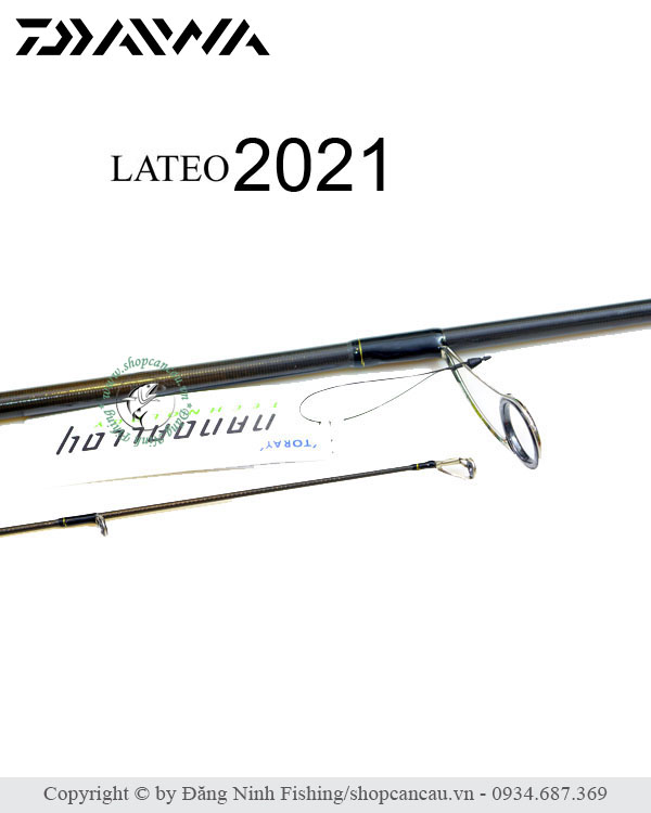 Cần máy đứng Daiwa Lateo 90ML / 96M - R - NEW 2021 - Huyền thoại trở lại!